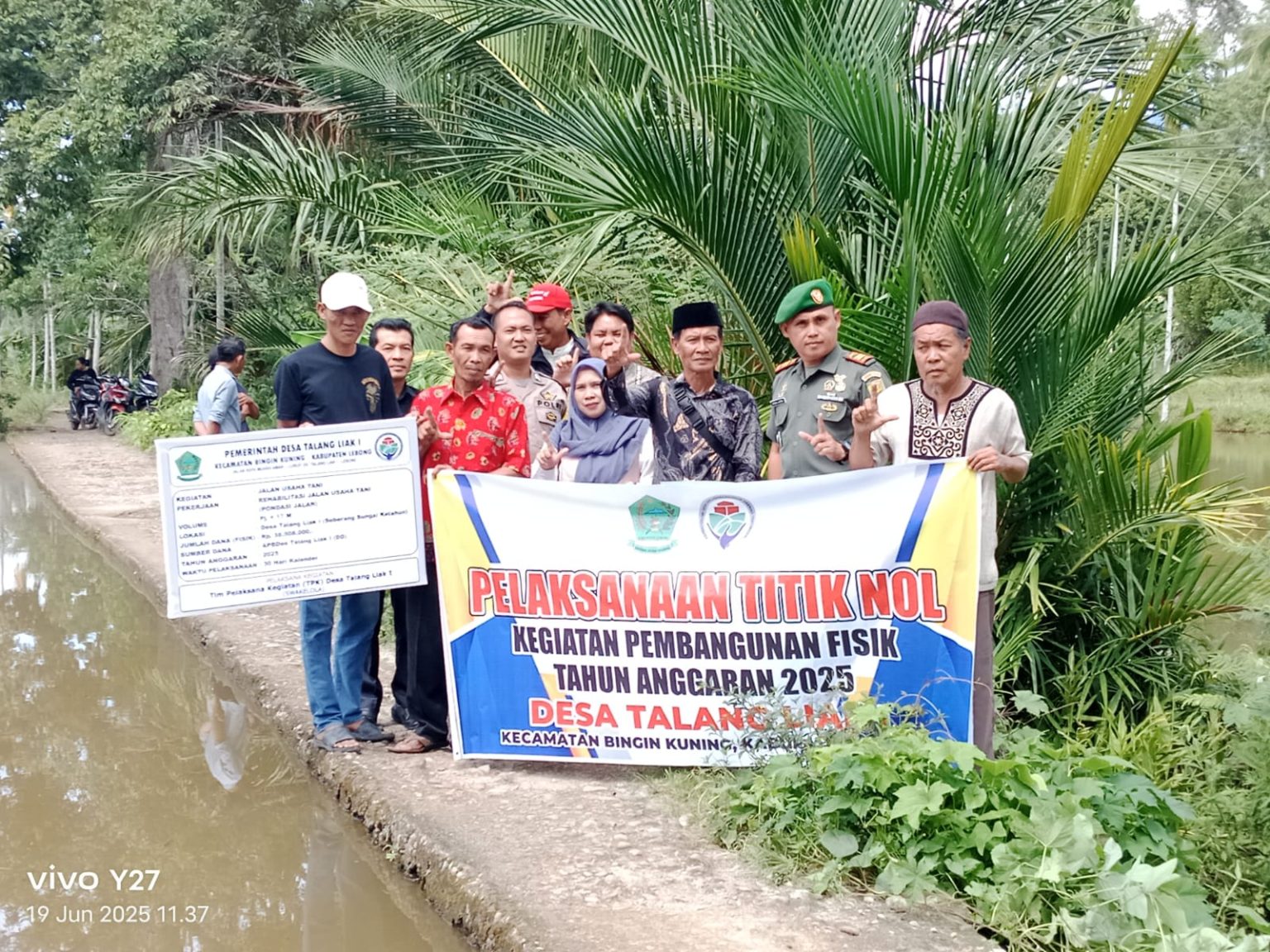 Talang Liak I Tancap Gas! Titik Nol Resmi Dibuka, Infrastruktur Desa ...
